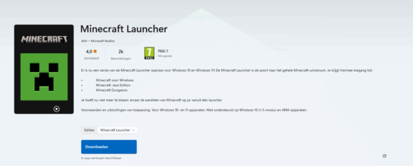 Minecraft launcher installeren - Pcman Kennisbank